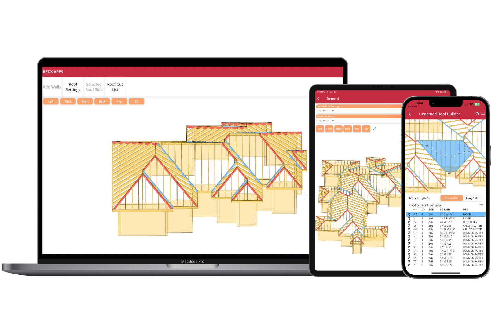 Redx Roof Builder - RedX Apps